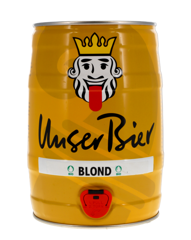 Unser Bier Blond Partyfass BIO 5° 5l commander en ligne | ullrich.ch