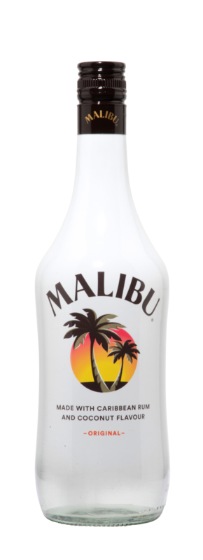 Malibu Caribbean Rum With Coconut Flavour 21° 70cl commander en ligne ...